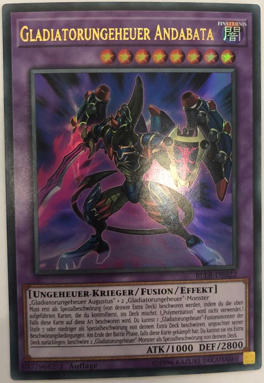 YuGiOh Gladiatorungeheuer Andabata (Gebraucht) in Altstätten SG für CHF ...