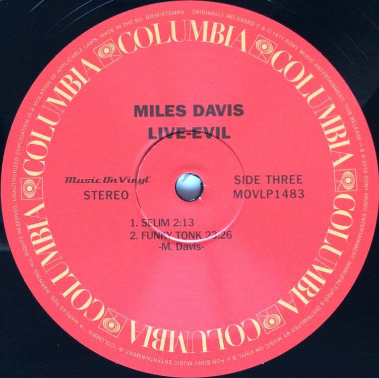 MILES DAVIS - LIVE-EVIL | Kaufen auf Ricardo