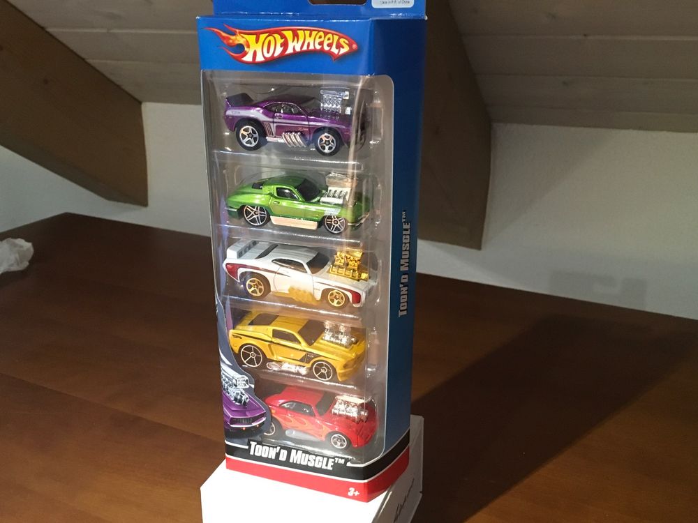 Toon’d Muscle 5er Set 1/64 Hot Wheels 2010 (Neu (gemäss Beschreibung ...