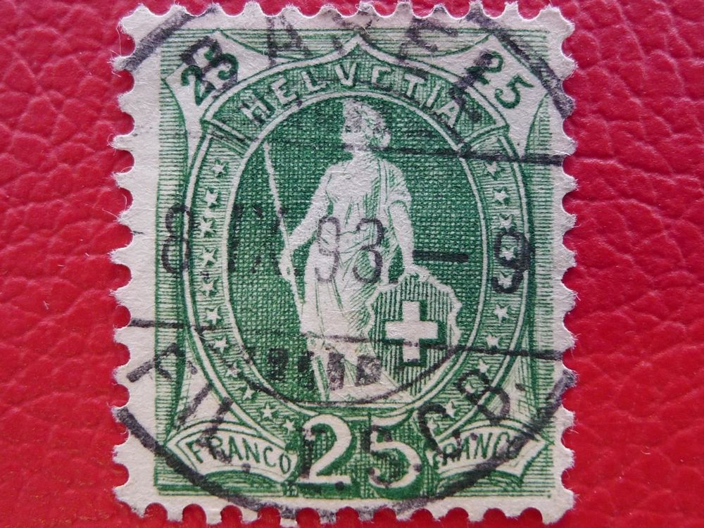 1893: Nr.67C, ideal sauberer Vollstempel von BASEL (SCB) (Gebraucht) in ...