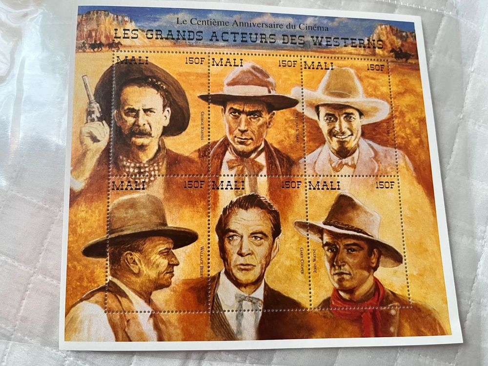Briefmarken Wilder Westen Cowboy John Wayne (Neu und originalverpackt ...