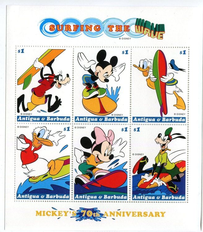 Block Walt Disney. Micky Maus. Antigua (Neu und originalverpackt) in ...