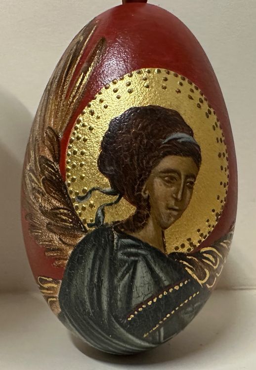 Alte Russische Handgemälte Ikone Gemälde auf Eier (Gebraucht) in Root für CHF 59 – mit Lieferung ...