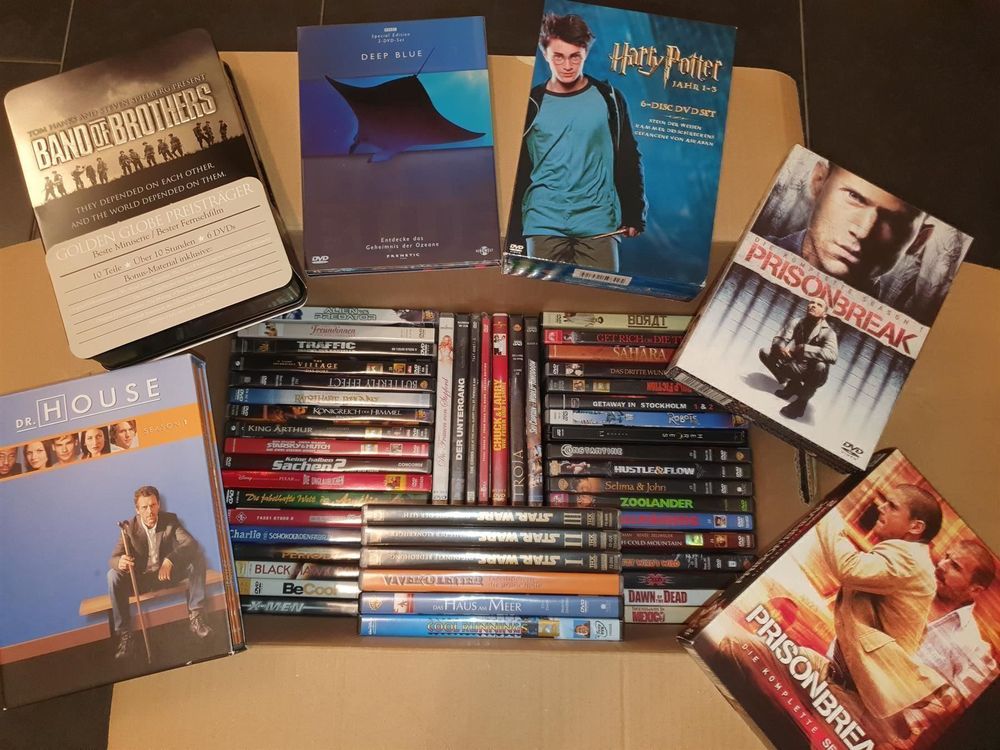 55 DVDs darunter Serien und Box-Sets (Gebraucht) in für CHF 1 – mit Lieferung auf Ricardo kaufen