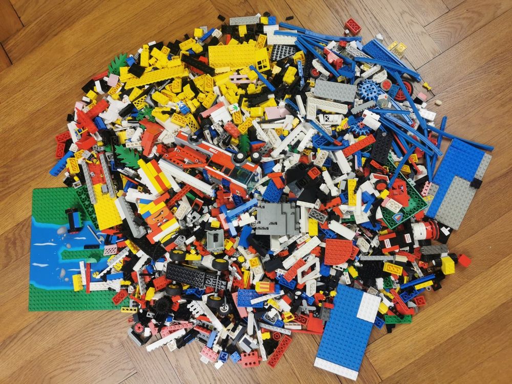 XXL Lego System Mix gebrauchte Bausteine Lot en vrac Kiste | Kaufen auf ...