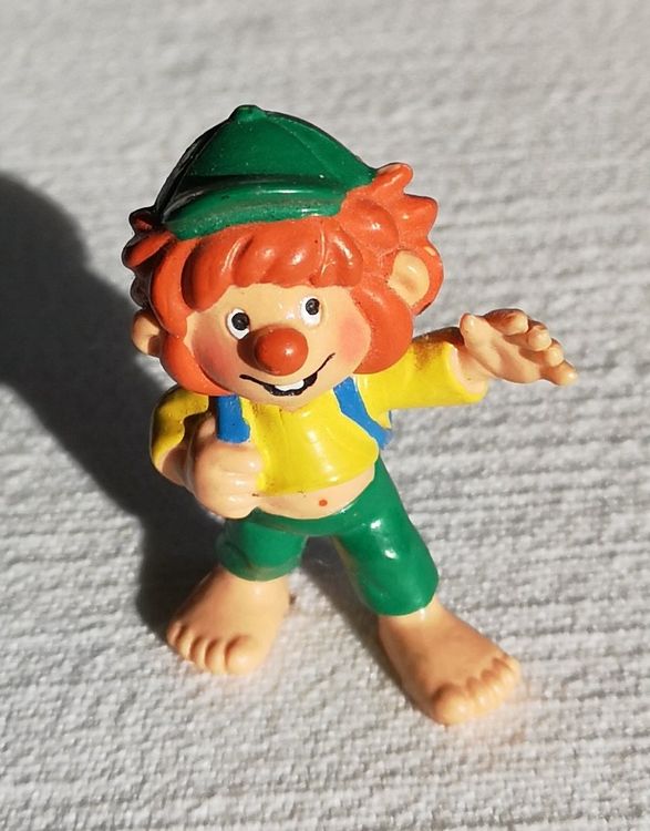Pumuckl Figur mit blauem Rucksack 1983 faire Versandkosten (Gebraucht ...