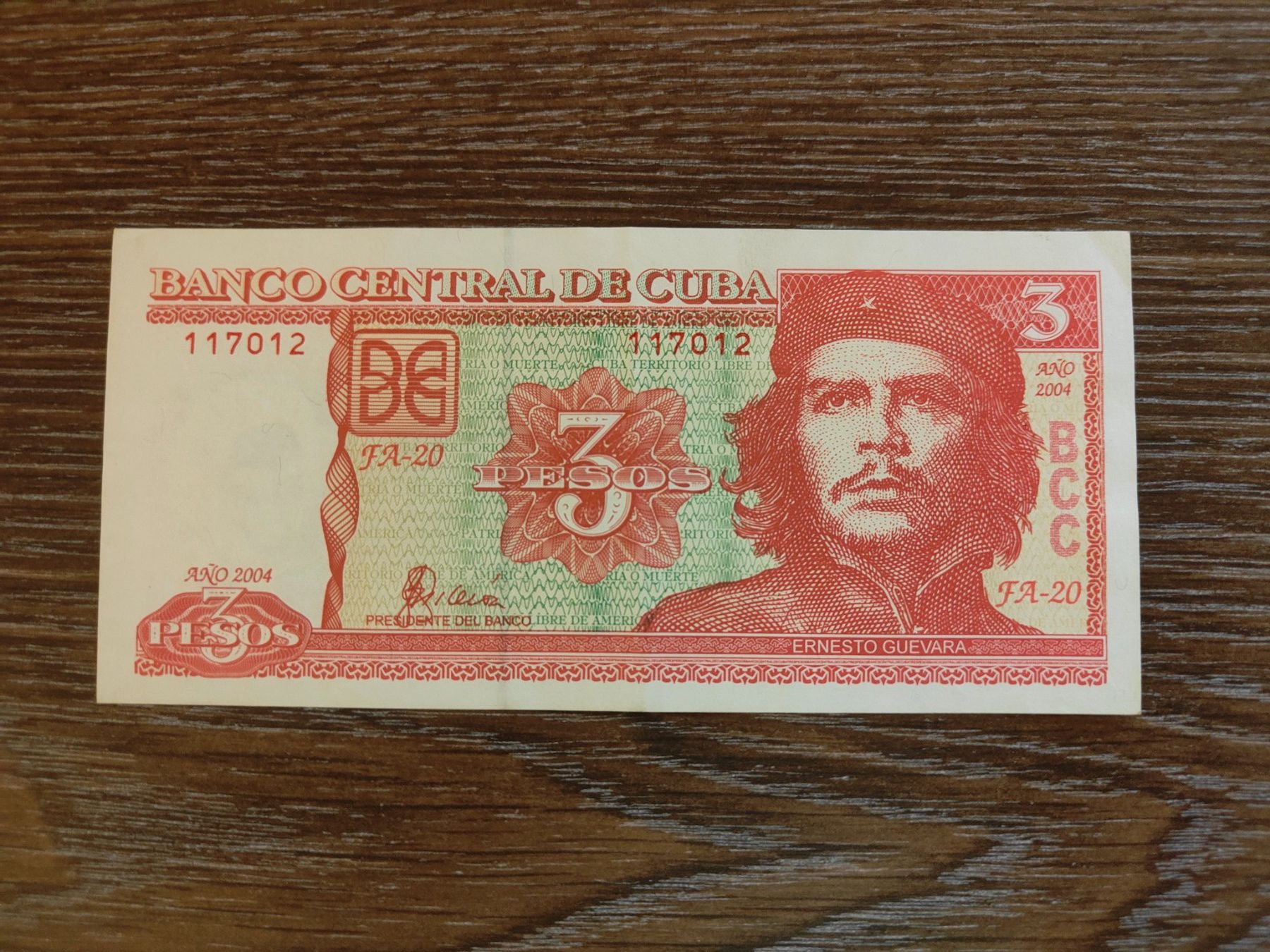 Kuba 3 Pesos 2004 / Che Guevara !!!!!! (Gebraucht) in Flaach für CHF 2. ...