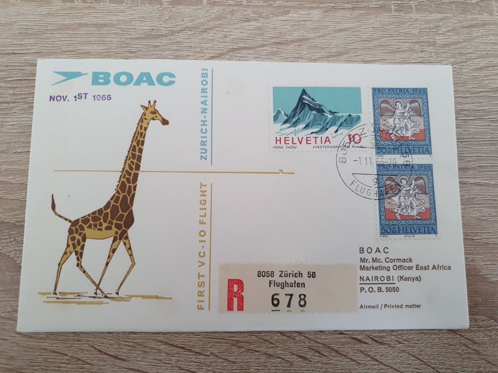 BOAC Zürich - Nairobi (Gebraucht) in Balgach für CHF 1 – mit Lieferung ...