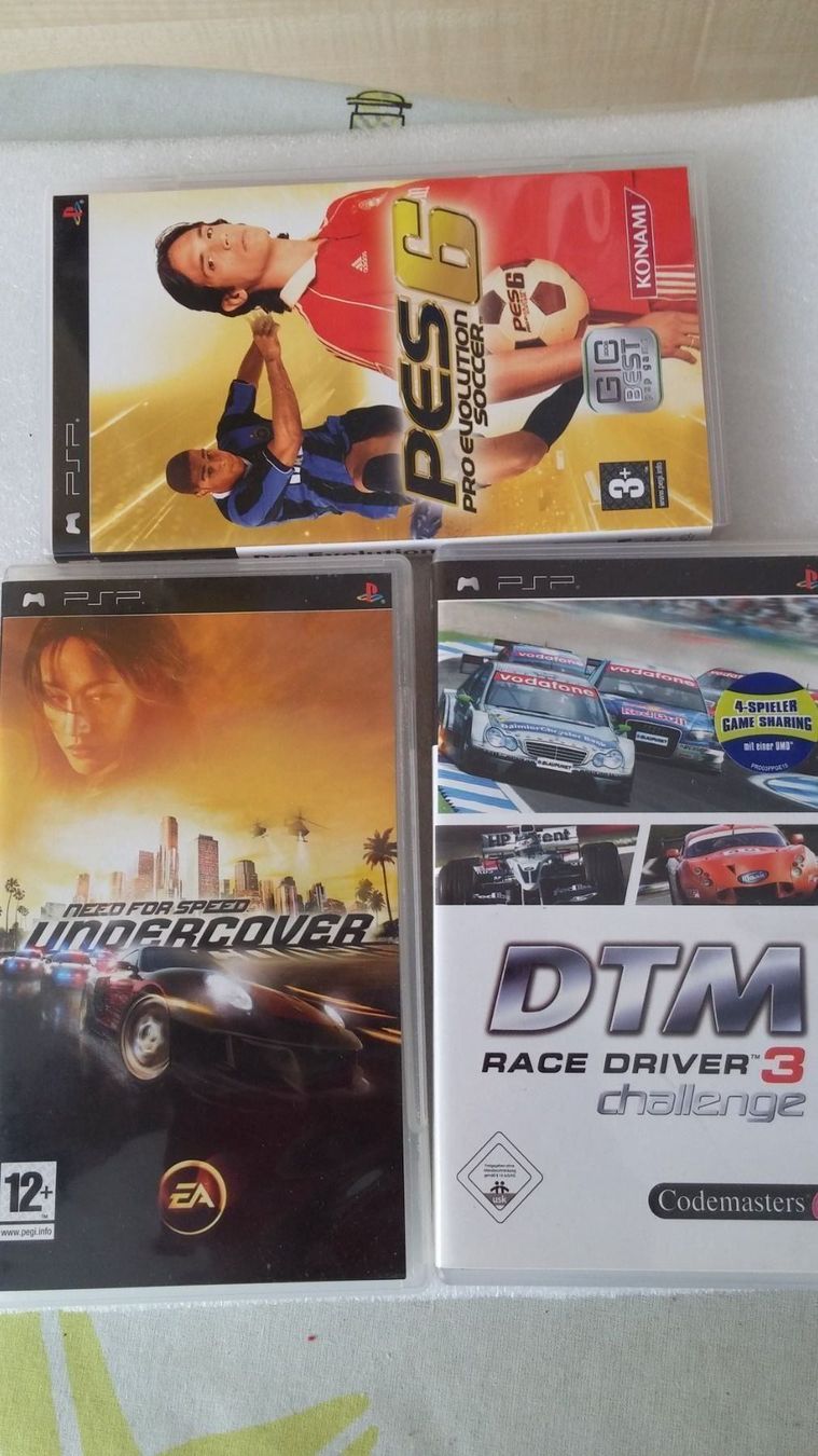 Need for Speed, Fifa 08 (PES 6DTM Verpackung), Race Driver 3 (Gebraucht ...