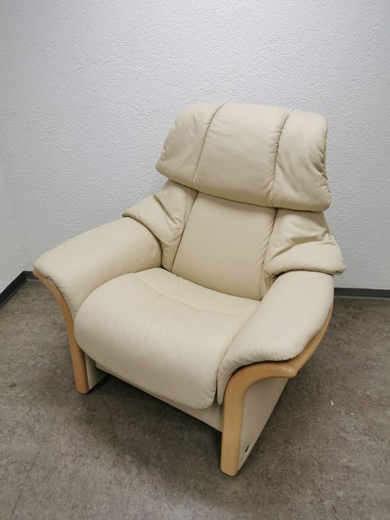 Stressless Sessel Leder Beige (Gebraucht) in Toffen für CHF 31 – nur Abholung auf Ricardo kaufen