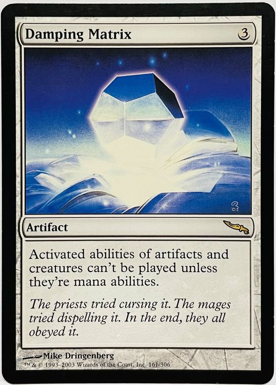 MTG - Damping Matrix (Gebraucht) in Reinach BL für CHF 0.5 – mit ...
