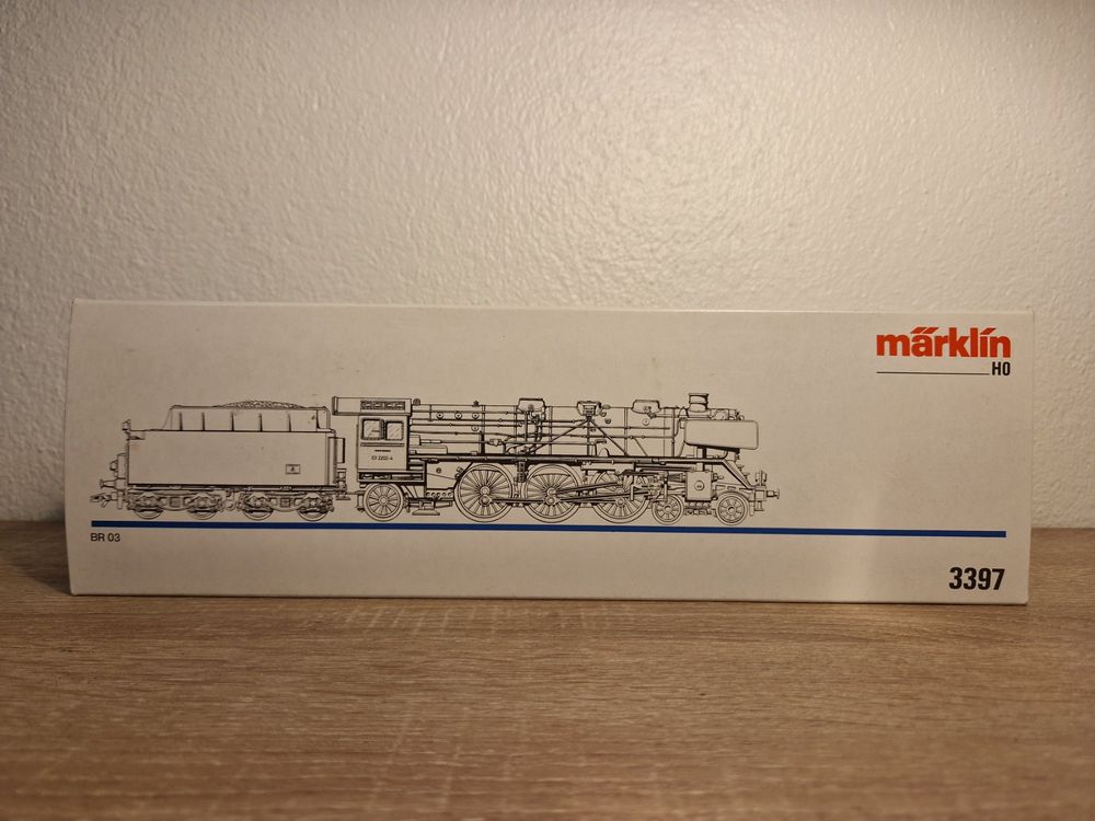Märklin 3397 Dampflok BR 03 DR H0 OVP NEU (Neu und originalverpackt) in ...