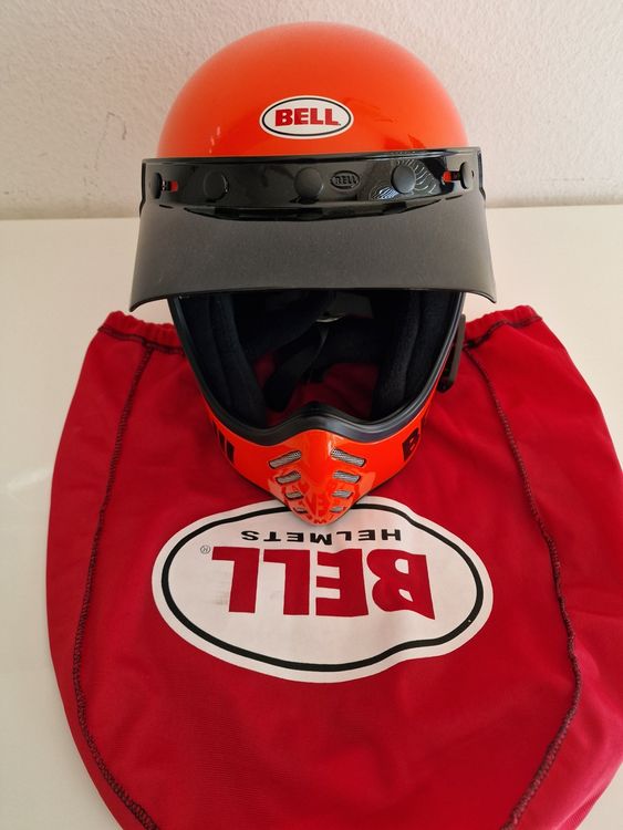 Bell Moto 3 MOTO-3 CLASSIC CROSS HELM mit Cardo Bluetooth (Neu (gemäss ...