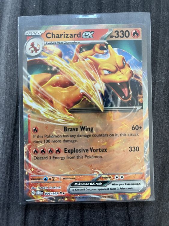 Pokemon 151 Charizard ex 006/165 EN (Neu (gemäss Beschreibung)) in für ...