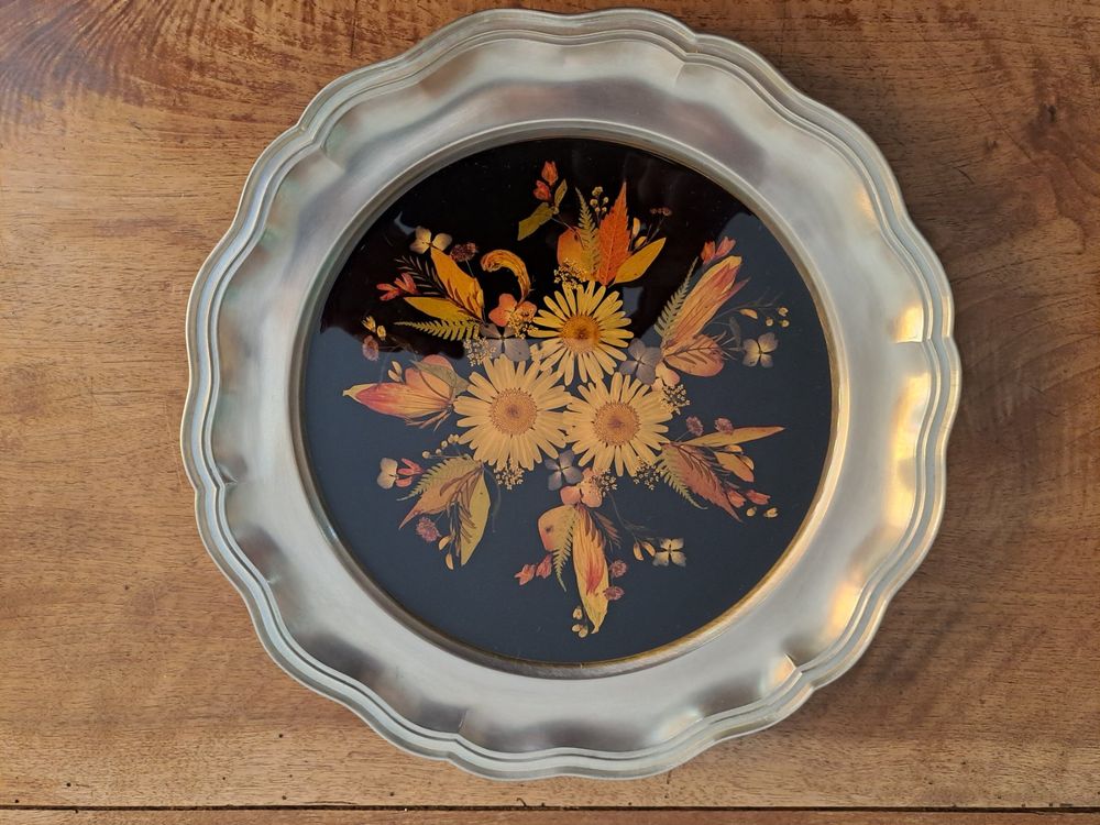 Piatti in peltro con fiori naturali Toni Laura (Neu (gemäss ...