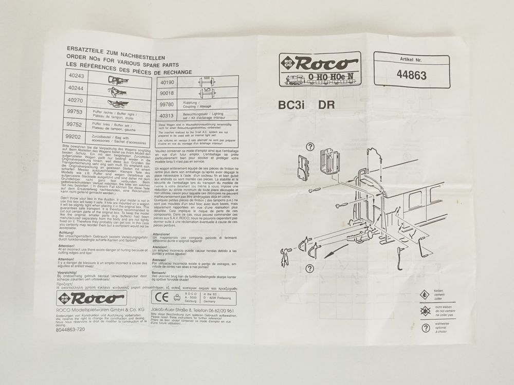 DR BC3i Wagen Roco 44863 (Gebraucht) in Pratteln für CHF 9 – mit ...