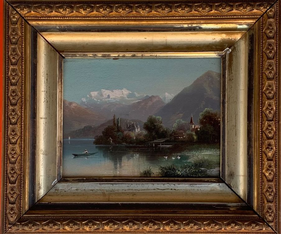 Veduten Gemälde mit schönem Ansicht &Beschriftet (Gebraucht) in Root für CHF 335 – mit Lieferung ...