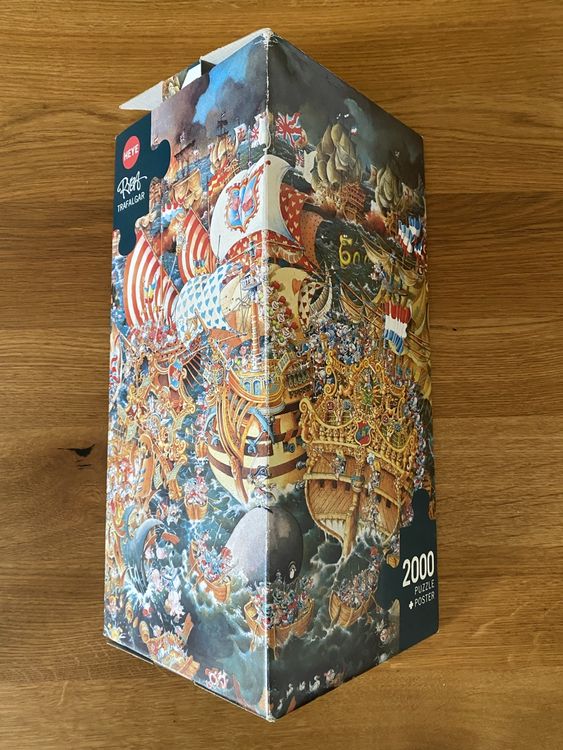 Heye Puzzle, 2000 Teile, Ryba Trafalgar - 4 Teile fehlen! (Gebraucht ...