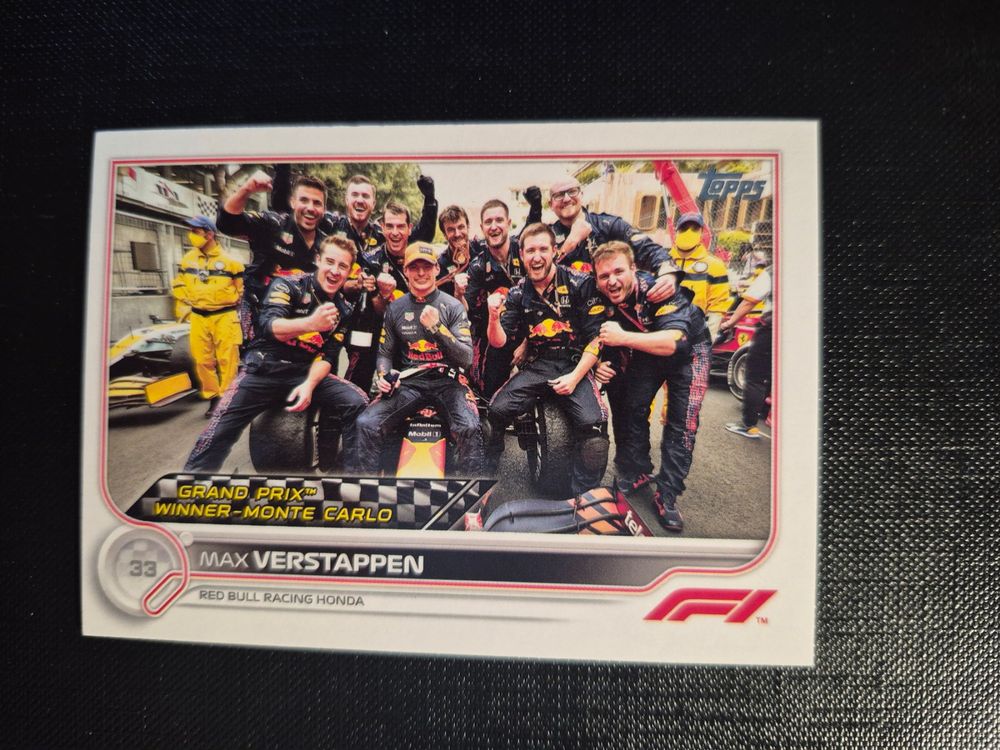 Max Verstappen Oracle Red Bull Racing F1 Team Topps 2022 (Gebraucht) in ...