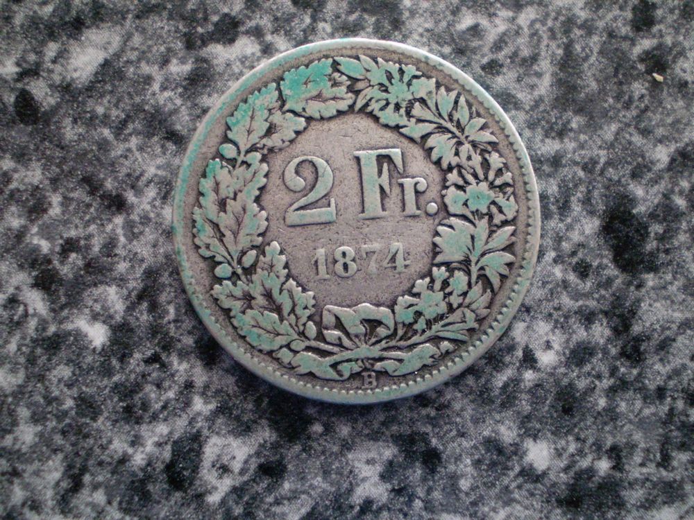 2 Fr.1874 !!! Rar !!! ab 1.- !!! (Gebraucht) in Dierikon für CHF 8 – mit Lieferung auf Ricardo ...