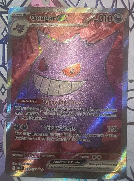 Gengar EX 193/162 - MINT - Temporal Forces (Neu (gemäss Beschreibung ...