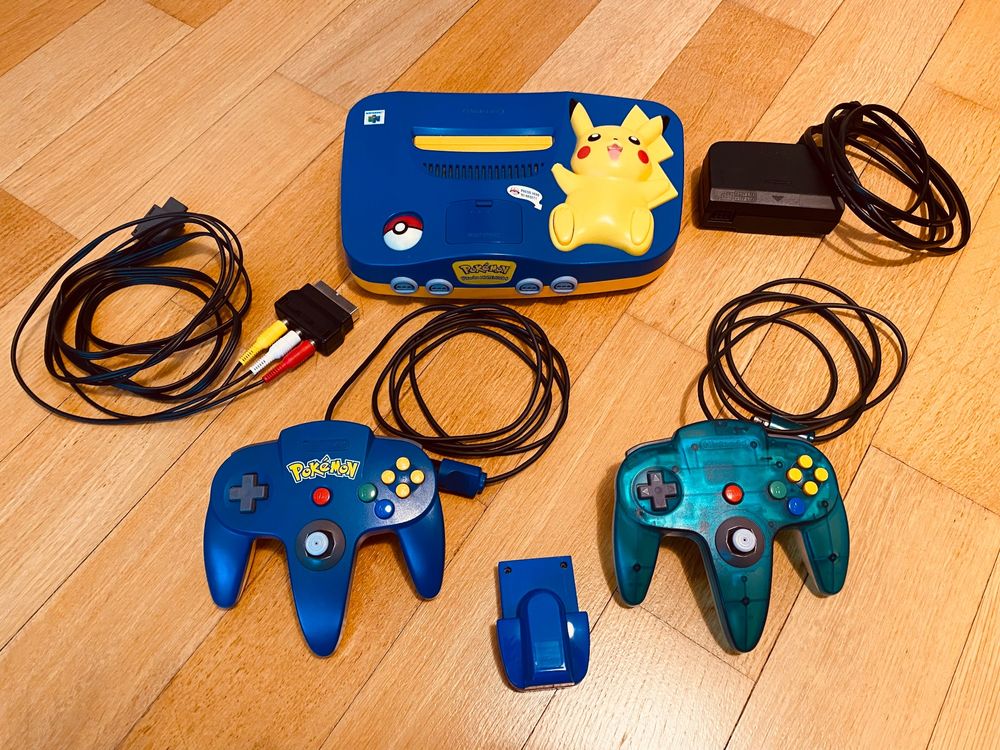 Nintendo 64 Pikachu Edition mit 17 tollen Spielen (Gebraucht) in Basel ...