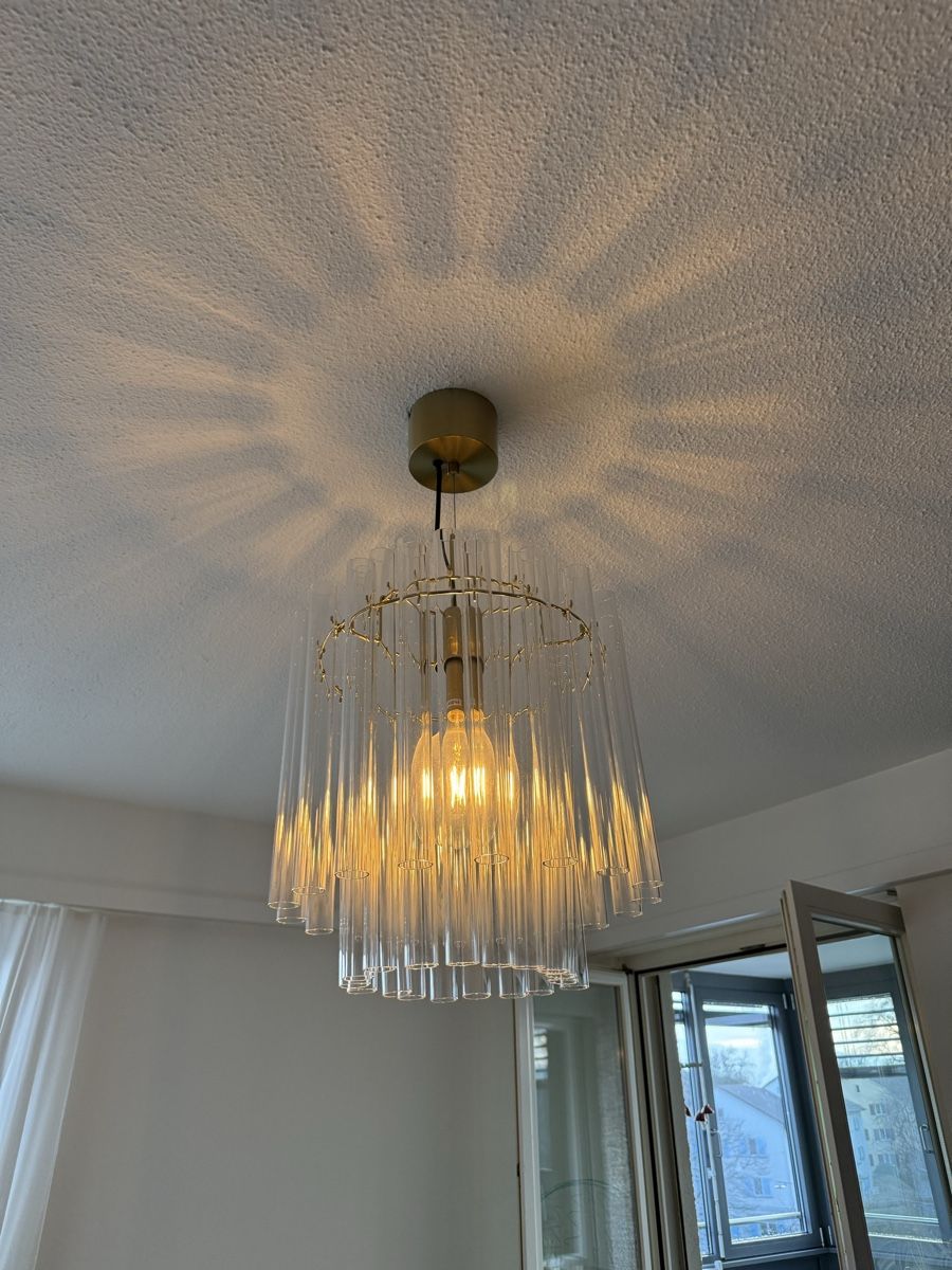 Elegante Wandlampe aus Glasröhren Ikea (Gebraucht) in Zürich für CHF 99 ...