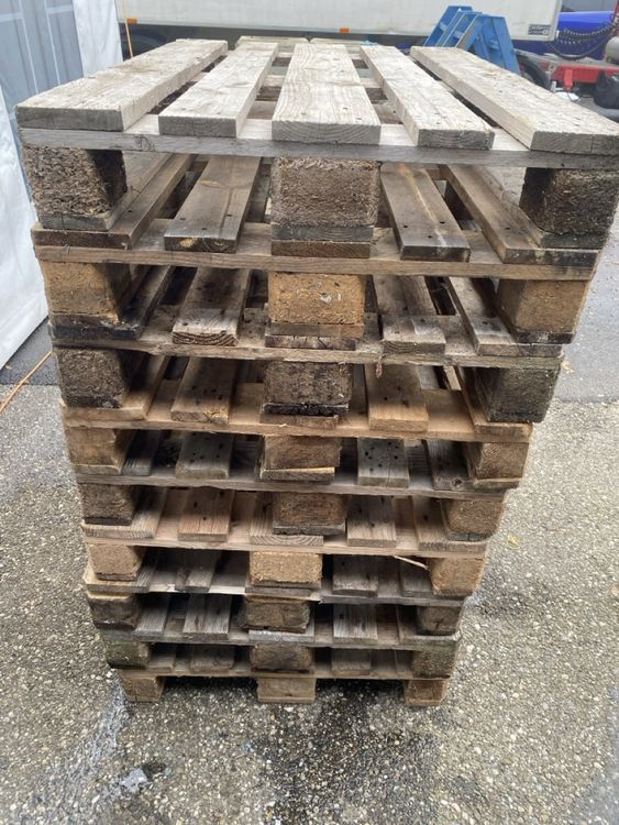 20 Europaletten zu verkaufen (Gebraucht) in Brunnenthal für CHF 40 – nur Abholung auf Ricardo kaufen