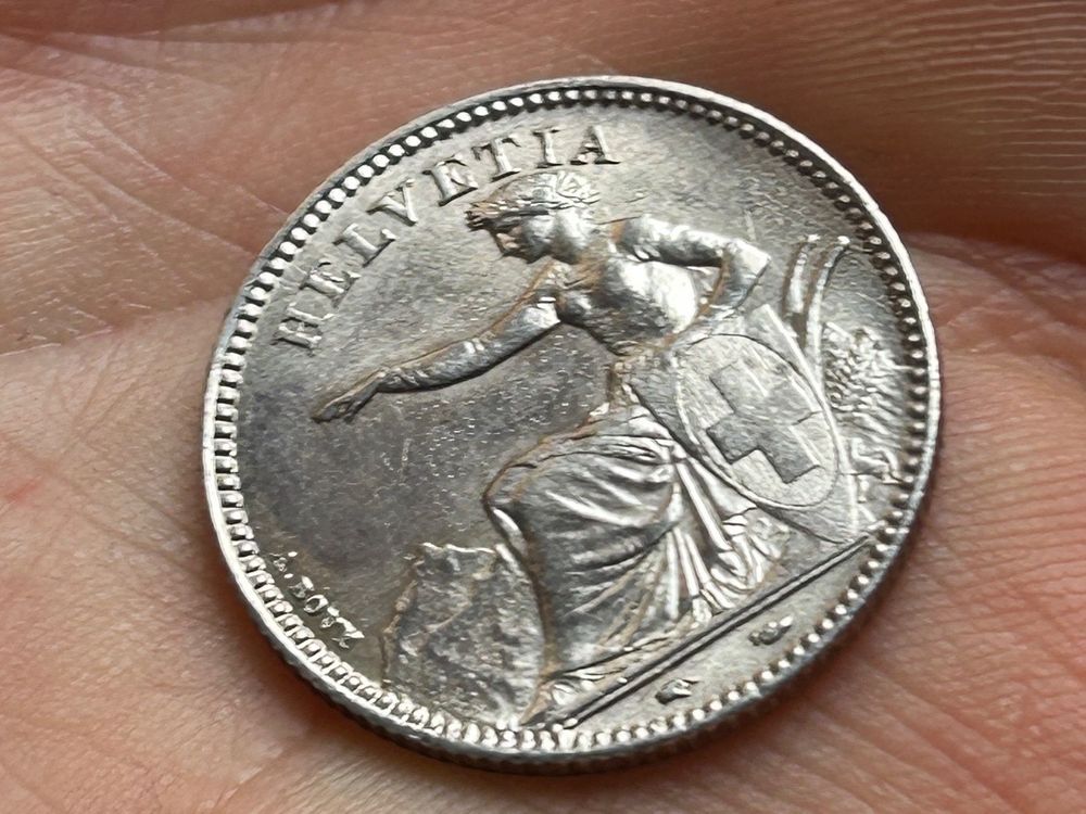 1 Franken 1850 Schweiz in sehr guter Erhaltung (Gebraucht) in Zürich für CHF 142 – mit Lieferung ...