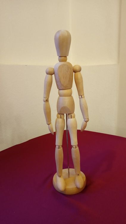 Modellfigur aus Holz Figur zum Zeichnen | Kaufen auf Ricardo