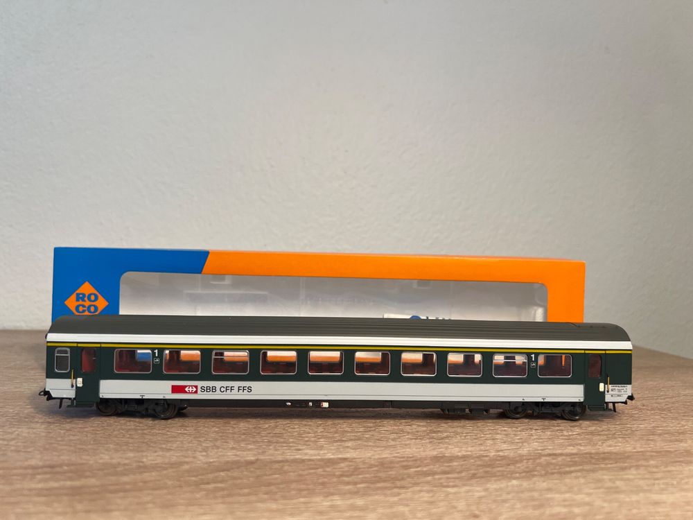 Roco 44201A Personenwagen SBB 1. Kl H0 OVP NEU (Neu und ...