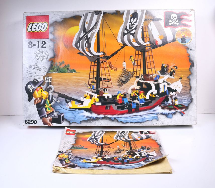 LEGO 6290 Piraten: Rotbartläufer Pirat Schlachtschiff (Gebraucht) in ...