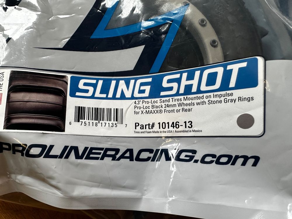 Proline Sling Shot 4.3 Pro-Loc Sand Tires - X-Maxx | Kaufen auf Ricardo