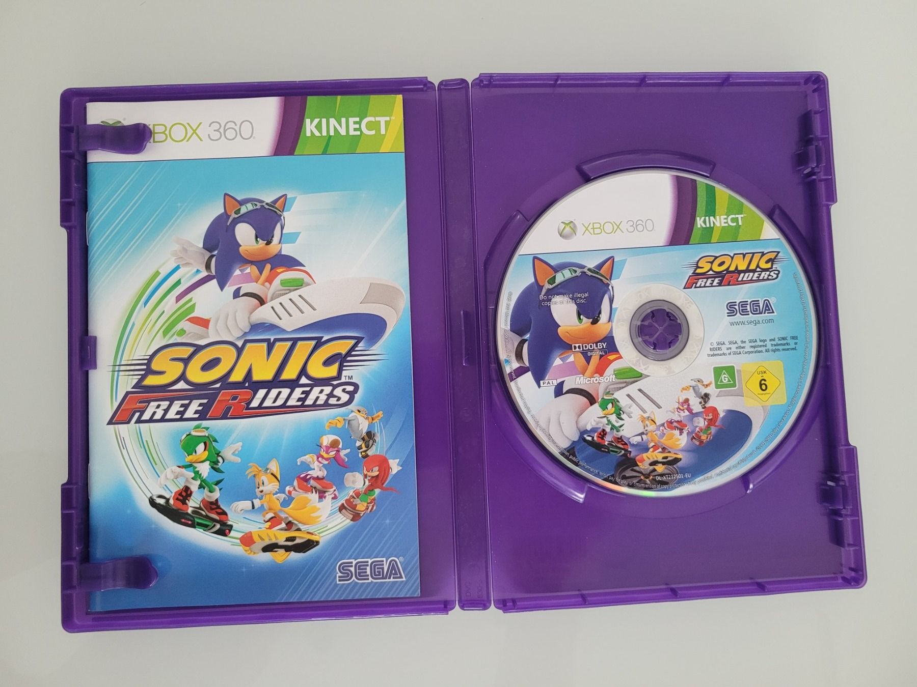 Sonic Free Riders, KINECT (XBox 360) (Gebraucht) in Uezwil für CHF 12 ...