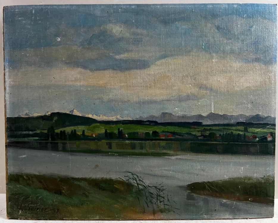 Hans Steiner (1872-1955) Landschaft Gemälde Signiert. (Gebraucht) in Neuhausen am Rheinfall für ...