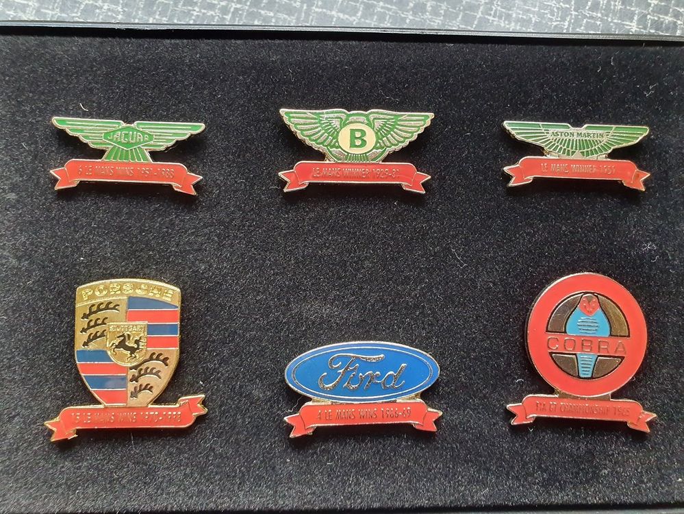 Automarken Pin-Kollektion Porsche Ford Jaguar Bentley Aston (Gebraucht ...