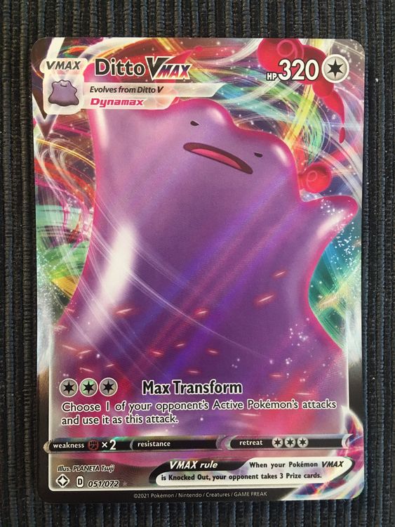 Pokemon Ditto Vmax Shining Fates Englisch | Kaufen auf Ricardo