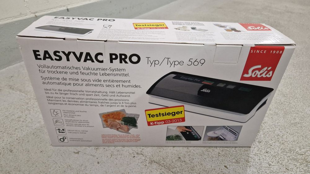 Vakuumiergerät: Solis EasyVac Pro Typ 569 | Kaufen auf Ricardo