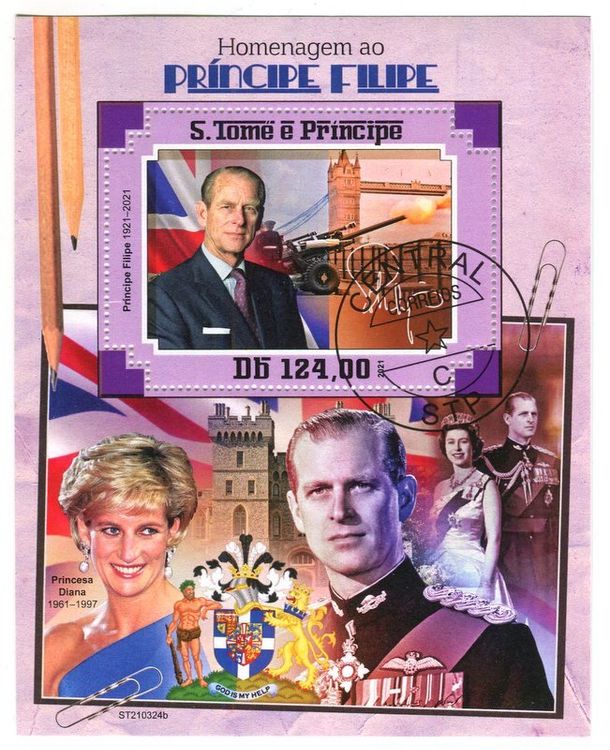 Block "Prinz Philip". São Tomé und Príncipe (Neu und originalverpackt) in Basel für CHF 2 – mit ...