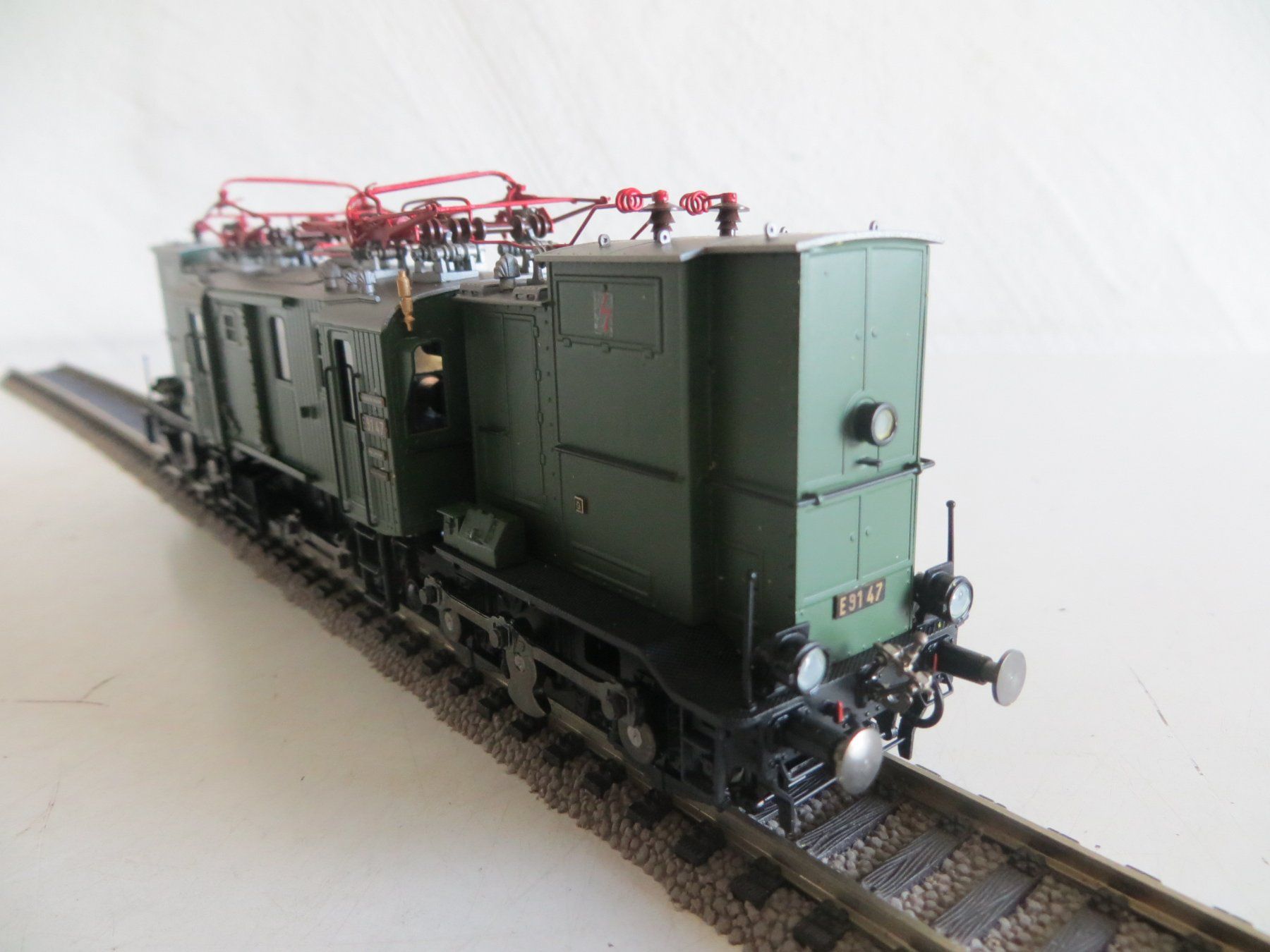 Metrop H0: Elektrolok E 91 der DRG, grün, 212, GS, mit OVP (Neu (gemäss ...