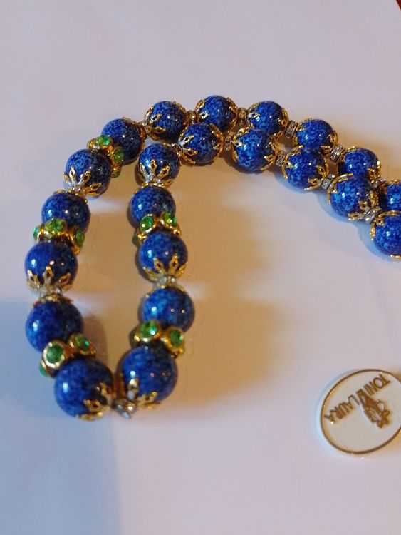 Toni Laura Kette blau mit grün (Neu (gemäss Beschreibung)) in murten ...