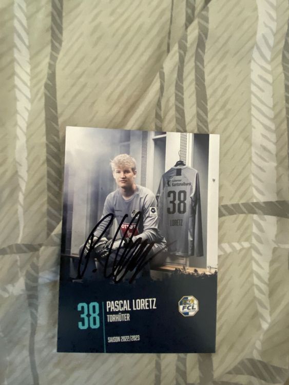 Autogramm Pascal Loretz (Gebraucht) in Rüschlikon für CHF 1.5 – mit Lieferung auf Ricardo kaufen
