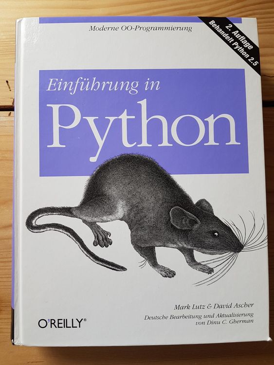 Einführung in Python (O'REILLY) (Gebraucht) in Bülach für CHF 1 – mit ...