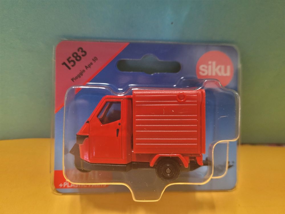 Piaggio Ape 50 triporteur Siku no 1583 1:60 (Neu (gemäss Beschreibung ...