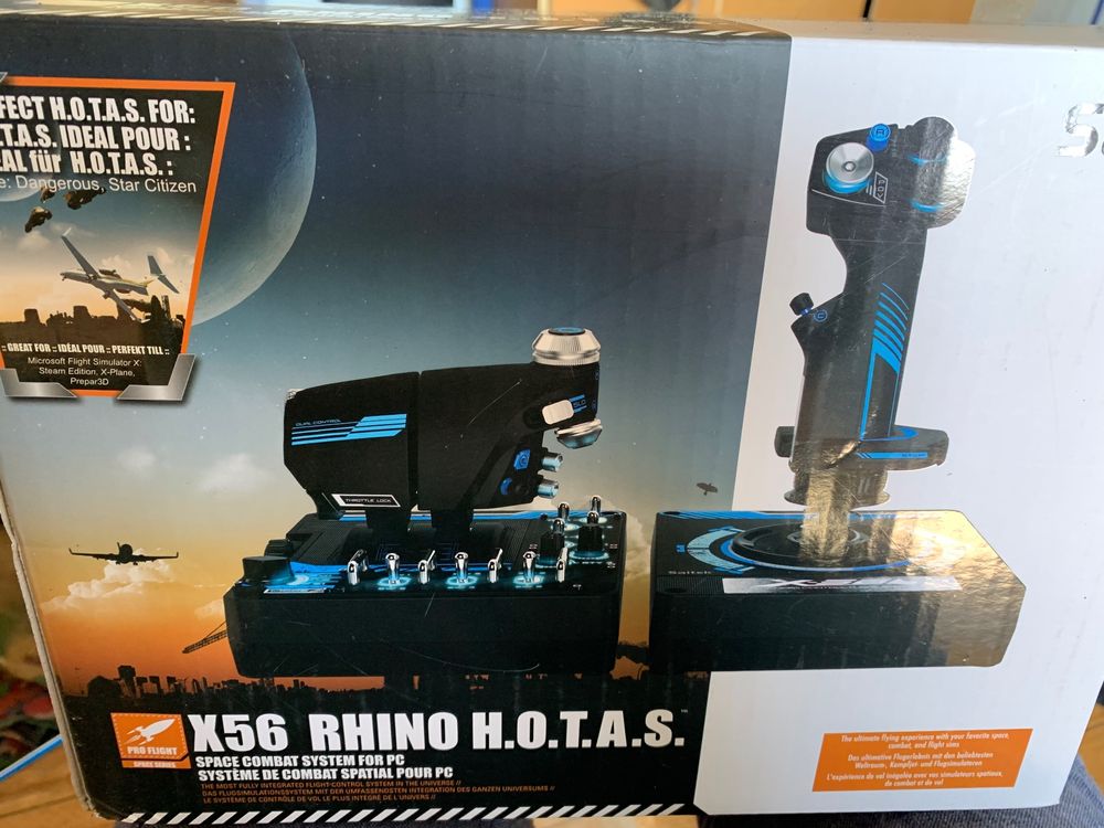 Logitech G Saitek Pro Flight X56 Rhino. H.O.T.A.S. (Gebraucht) in ...
