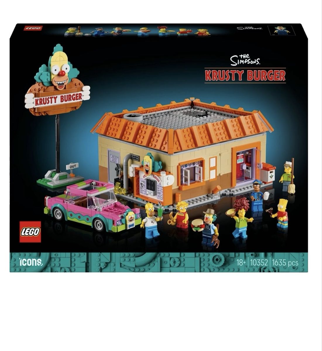 LEGO The Simpsons: Krusty Burger 10352, LEGO Icons (Neu (gemäss ...