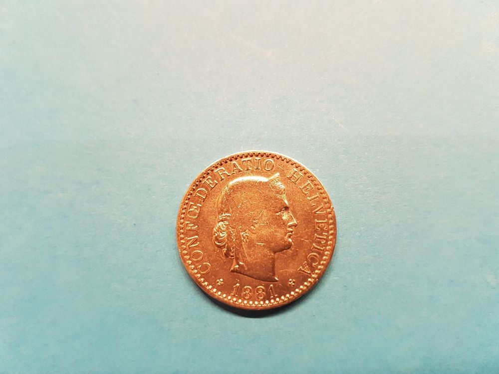 20 Rappen 1881 Kaufen Auf Ricardo