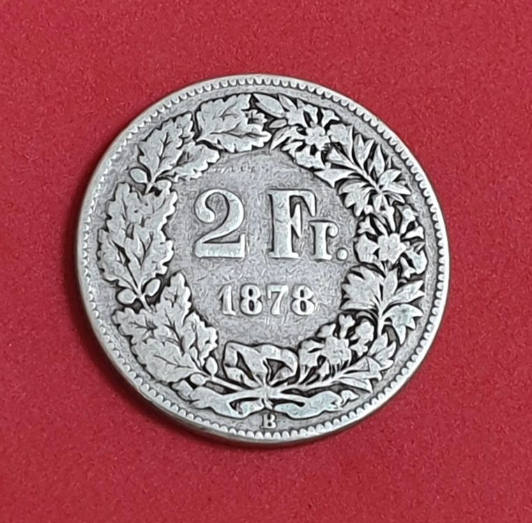2 Franken 1878 „Silber“ (Gebraucht) in Uttigen für CHF 17 – mit Lieferung auf Ricardo kaufen