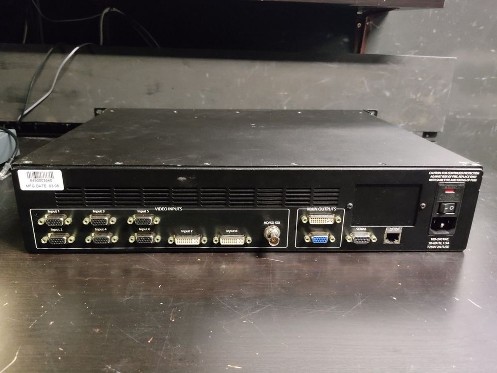 Barco Video Switcher DCS-100 MADE IN USA (Gebraucht) in Egolzwil für ...