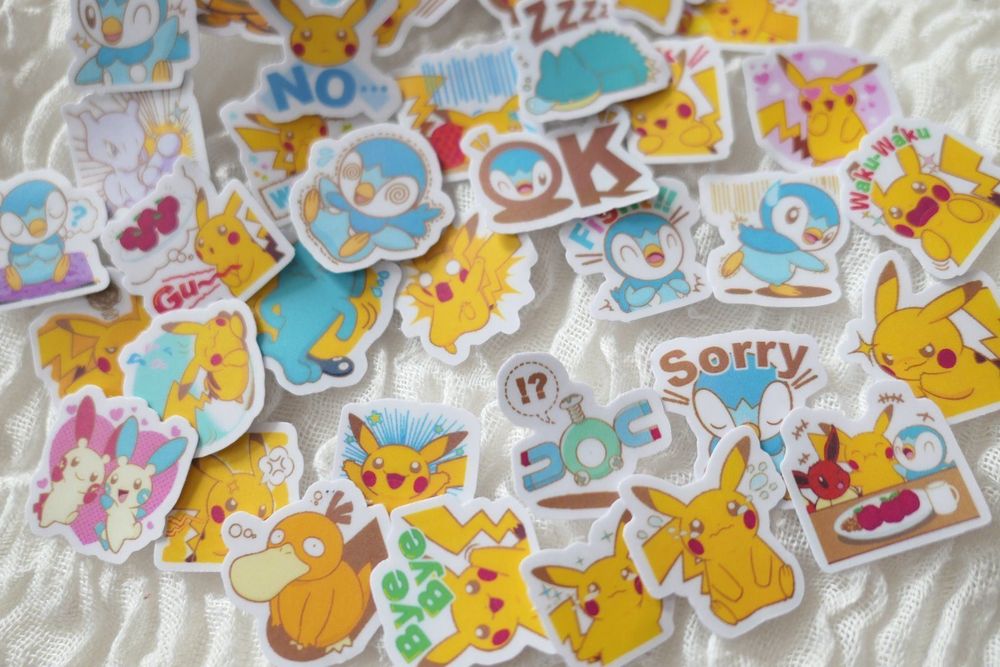 Süsse Pokémon Pikachu Anime Stickers (Neu (gemäss Beschreibung)) in ...